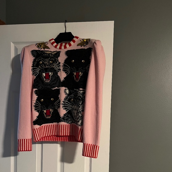Gucci | Sweaters | Gucci Cat Sweater | Poshmark